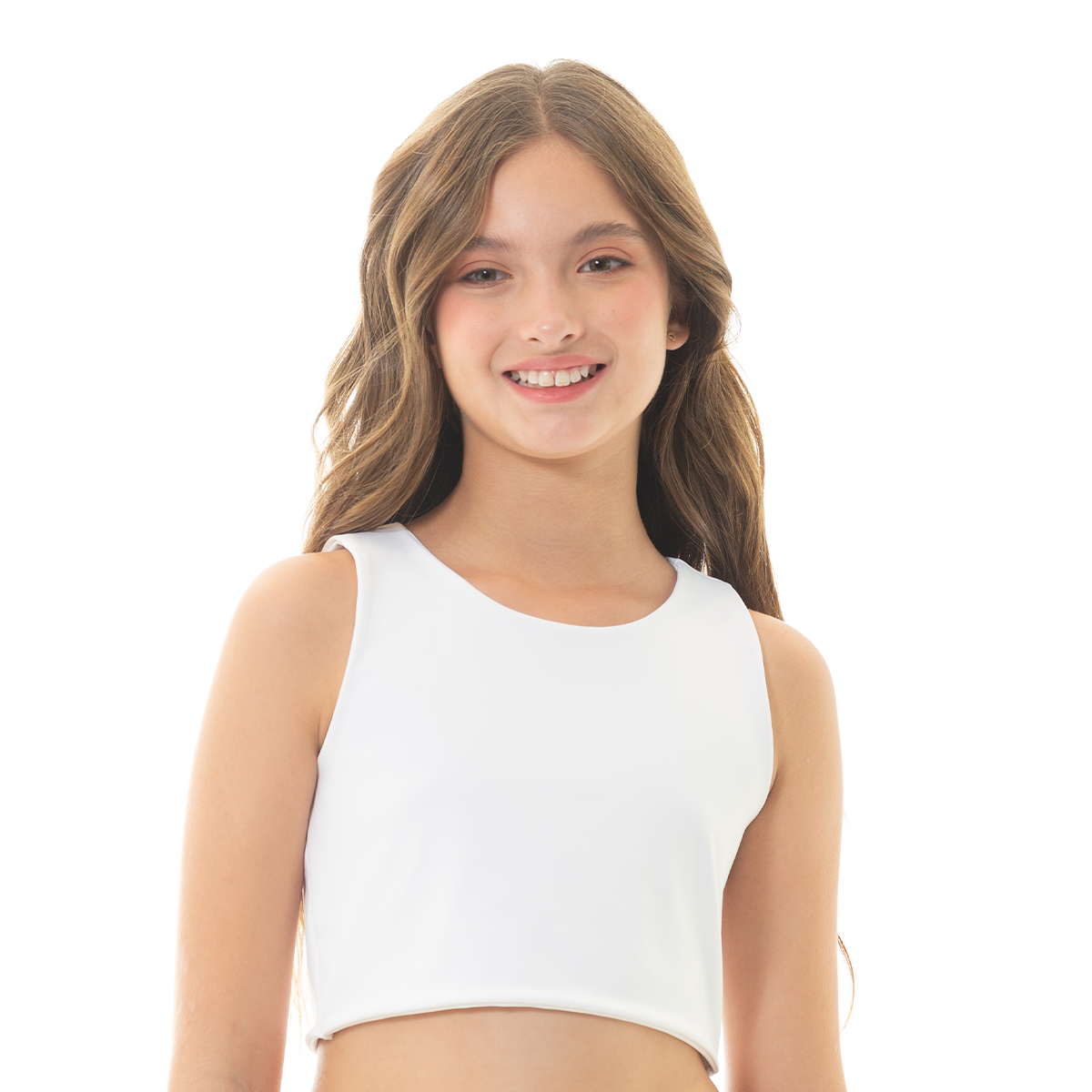WHITE CROP TOP FOR GIRLS – Nauty Blue Intl